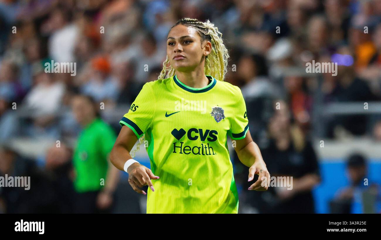 Washington Spirit forward Trinity Rodman (2) during an NWSL soccer ...
