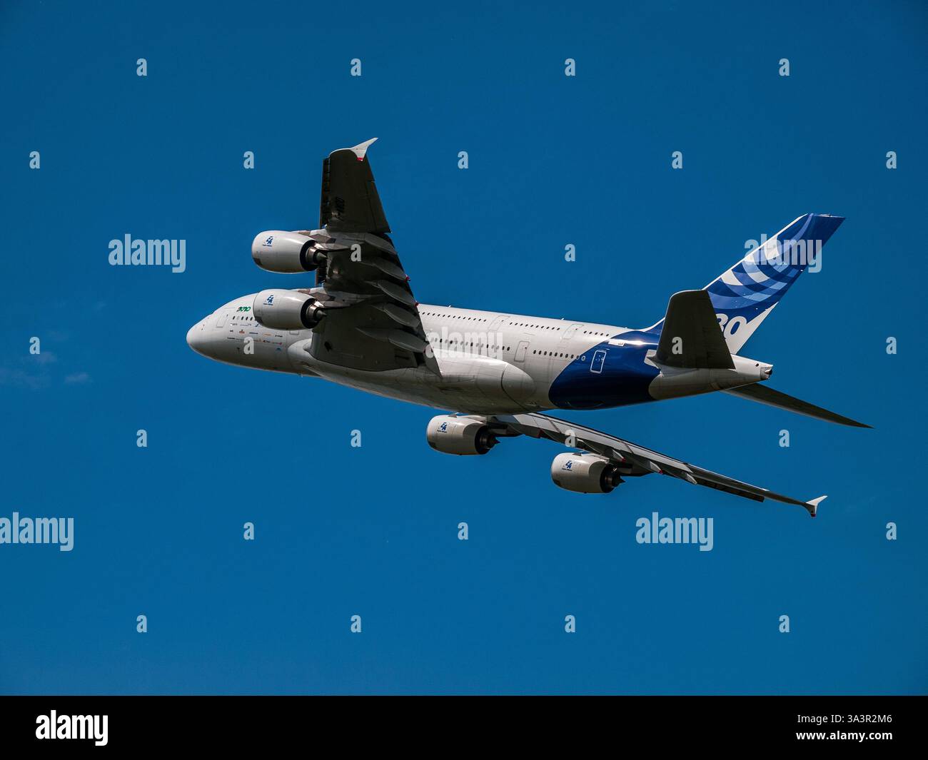 Berlin, Germany - June 11 2010 : Airbus A380-800 prototype is ...