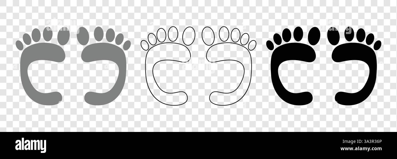 Baby feet boy Stock Vector Image & Art - Alamy