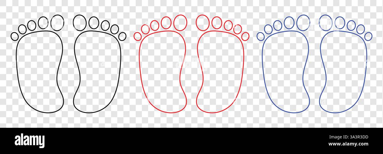 Baby silhouette icon set Stock Vector Images - Alamy