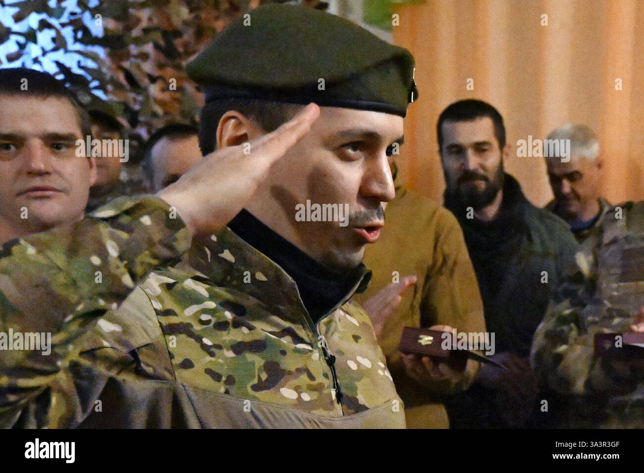 Russia. 15th Mar, 2025. Commander of the Aida special forces group ...