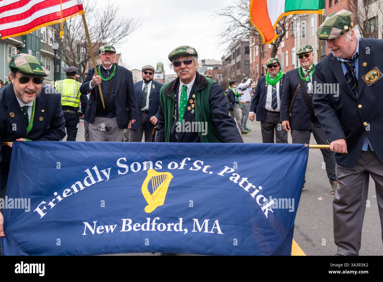 Friendly Sons of St Patrick at the annual South Boston St Patrick's Day ...
