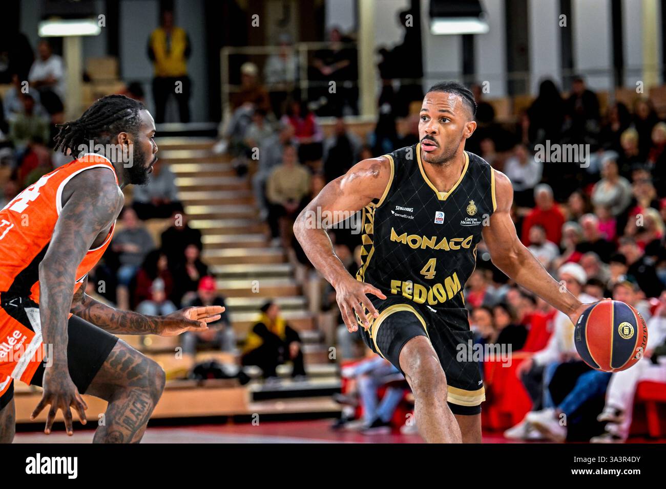 #4 Jaron Blossomgame of Monaco and #44 Williams Narace of le Mans seen ...