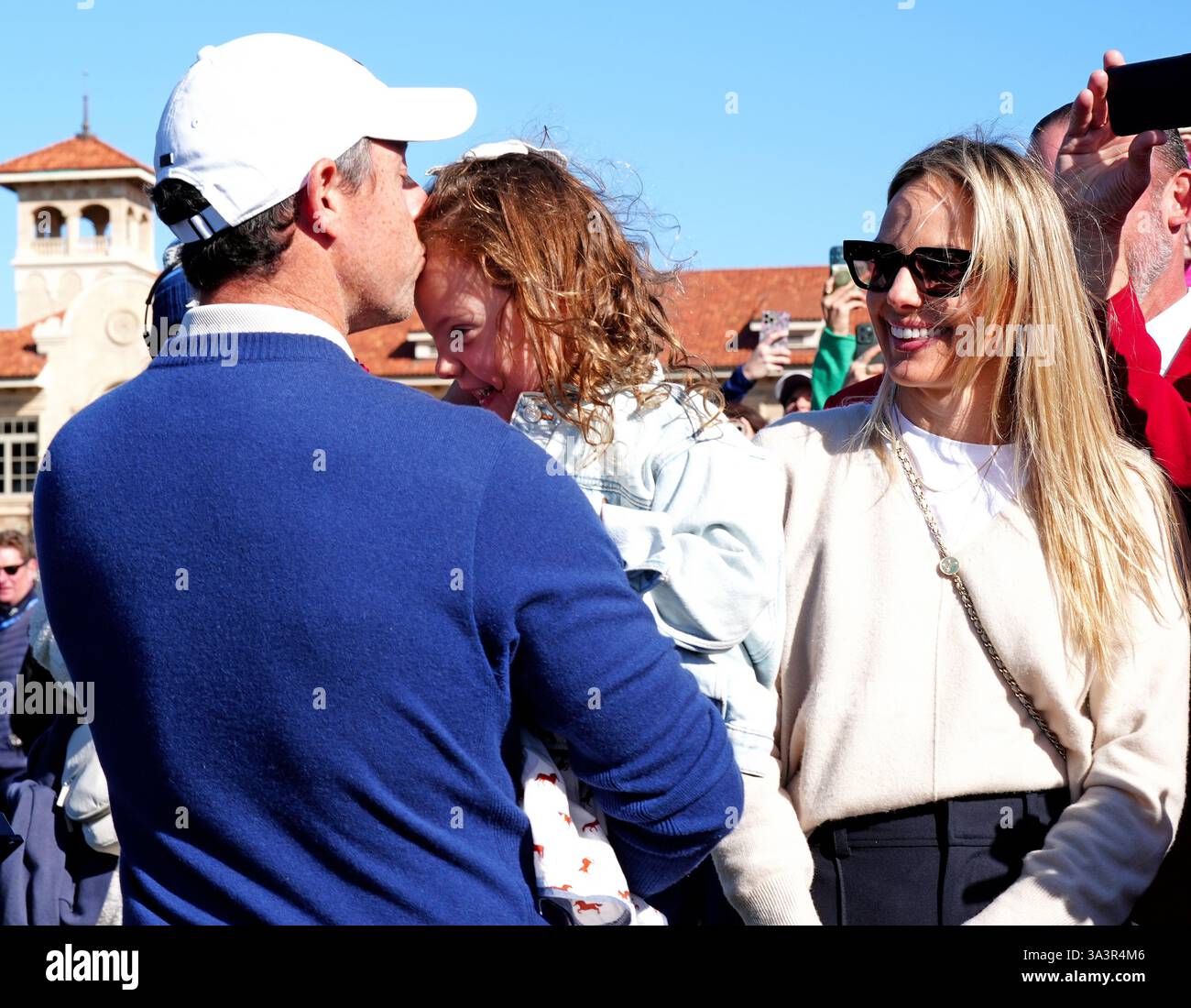 PONTE VEDRA BEACH, FL - MARCH 17: PGA golfer Rory McIlroy kisses his ...