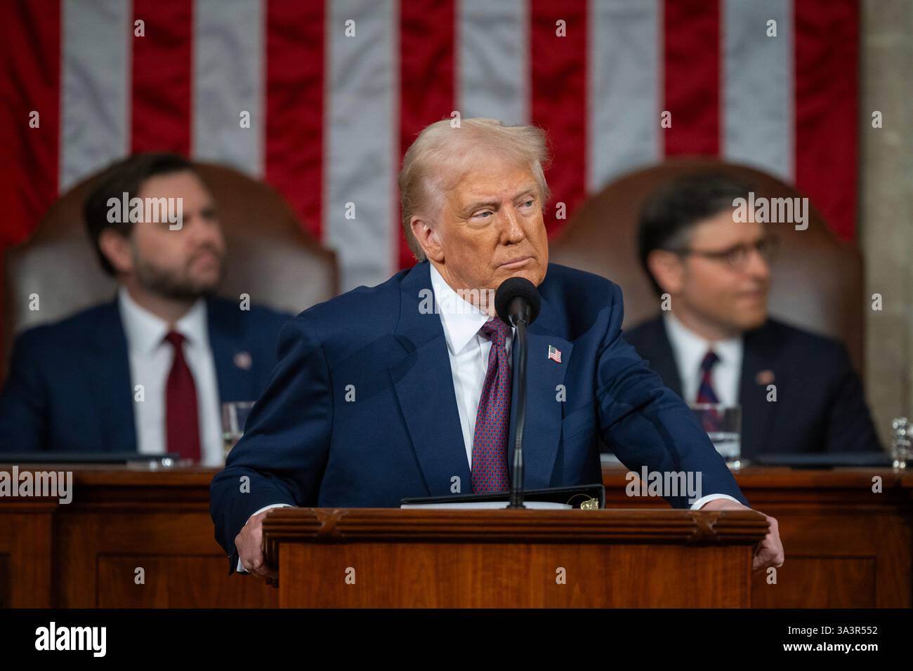 WASHINGTON DC, USA - 04 March 2025 - US President Donald Trump delivers ...
