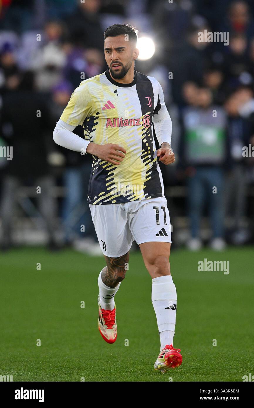 Artemio Franchi Stadium, Florence, Italy - Nicolas Gonzalez during ...