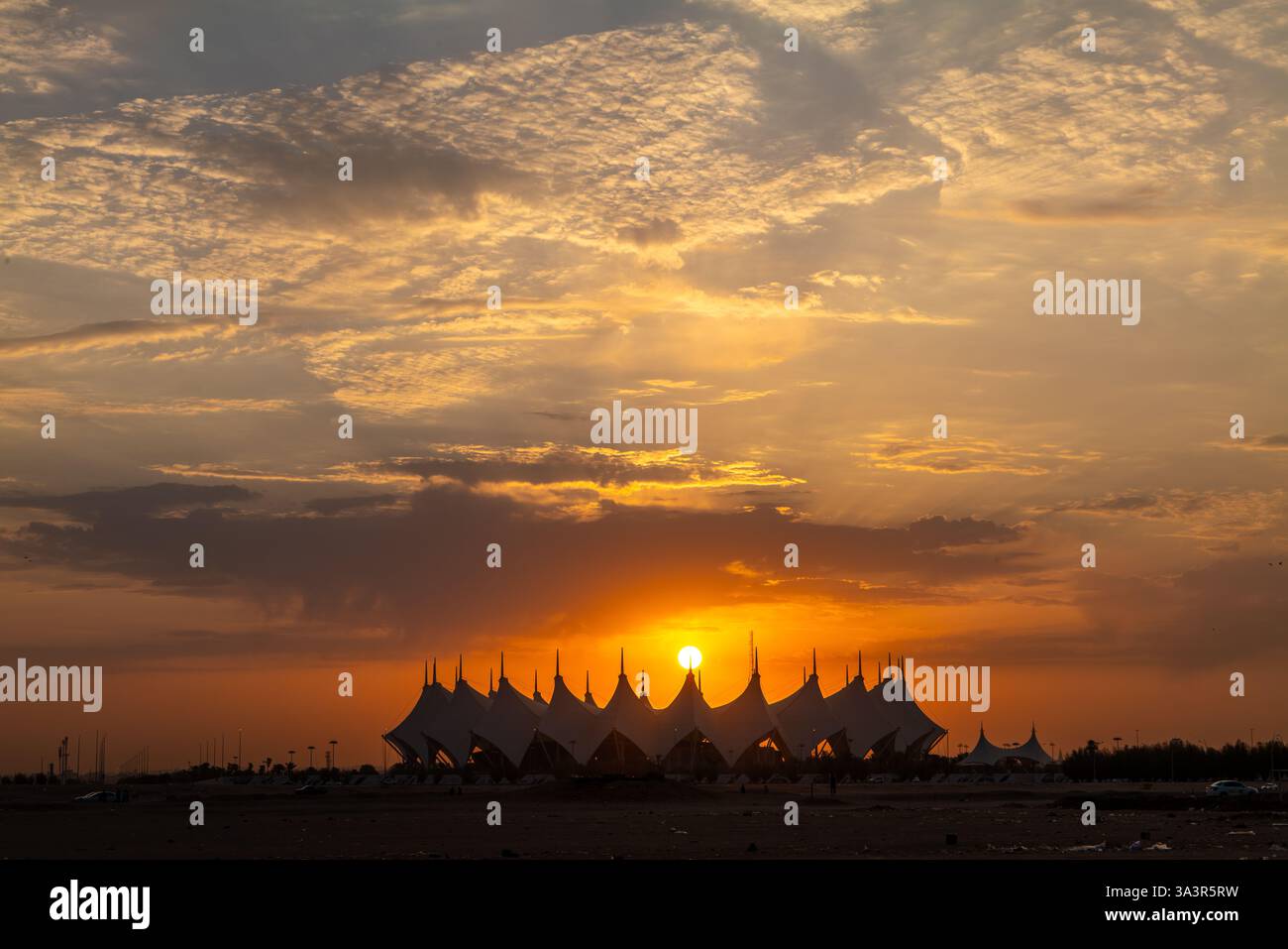 Aerial View of Riyadh Stadium Sunrise Stock Photo - Alamy