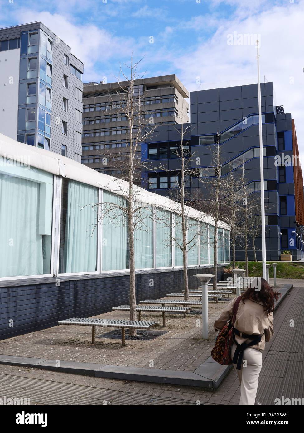 Plymouth University city centre campus. Plymouth, Devon, UK Stock Photo ...