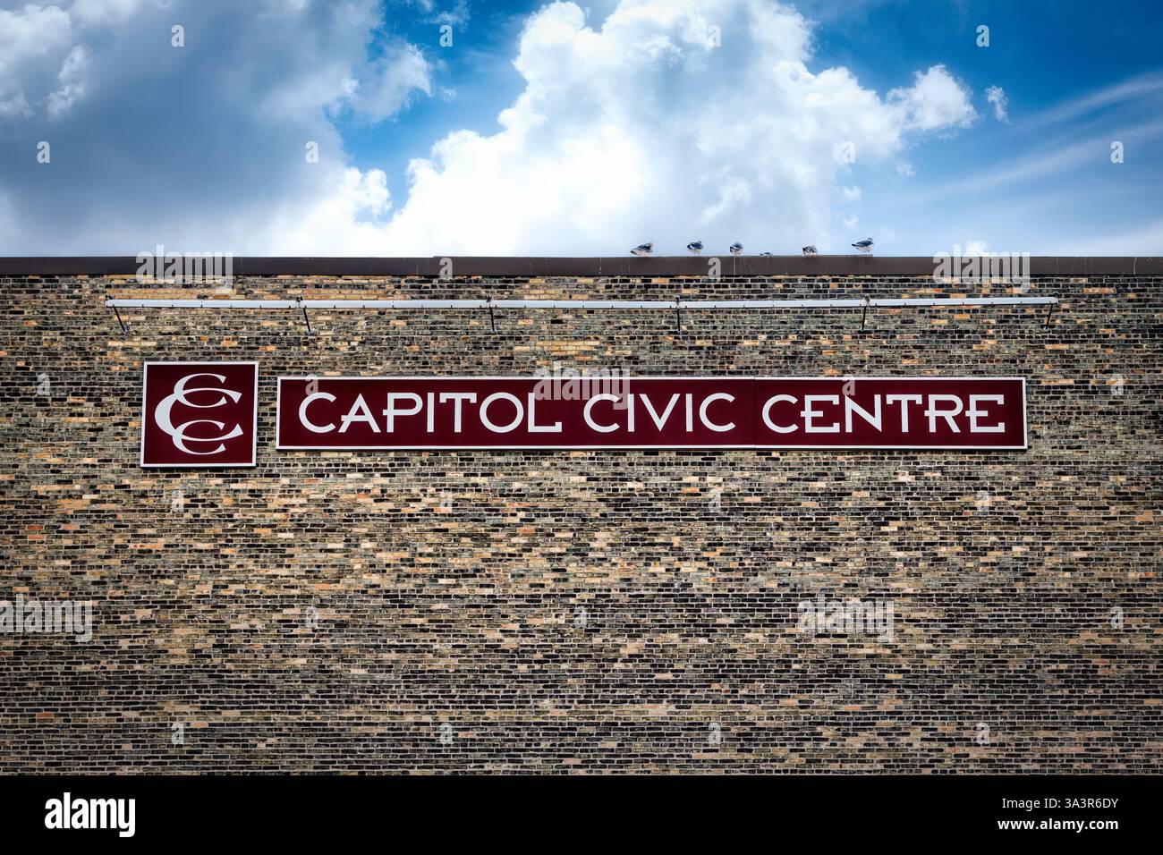 The back wall of the Capitol Civic Centre, originally opened as the ...