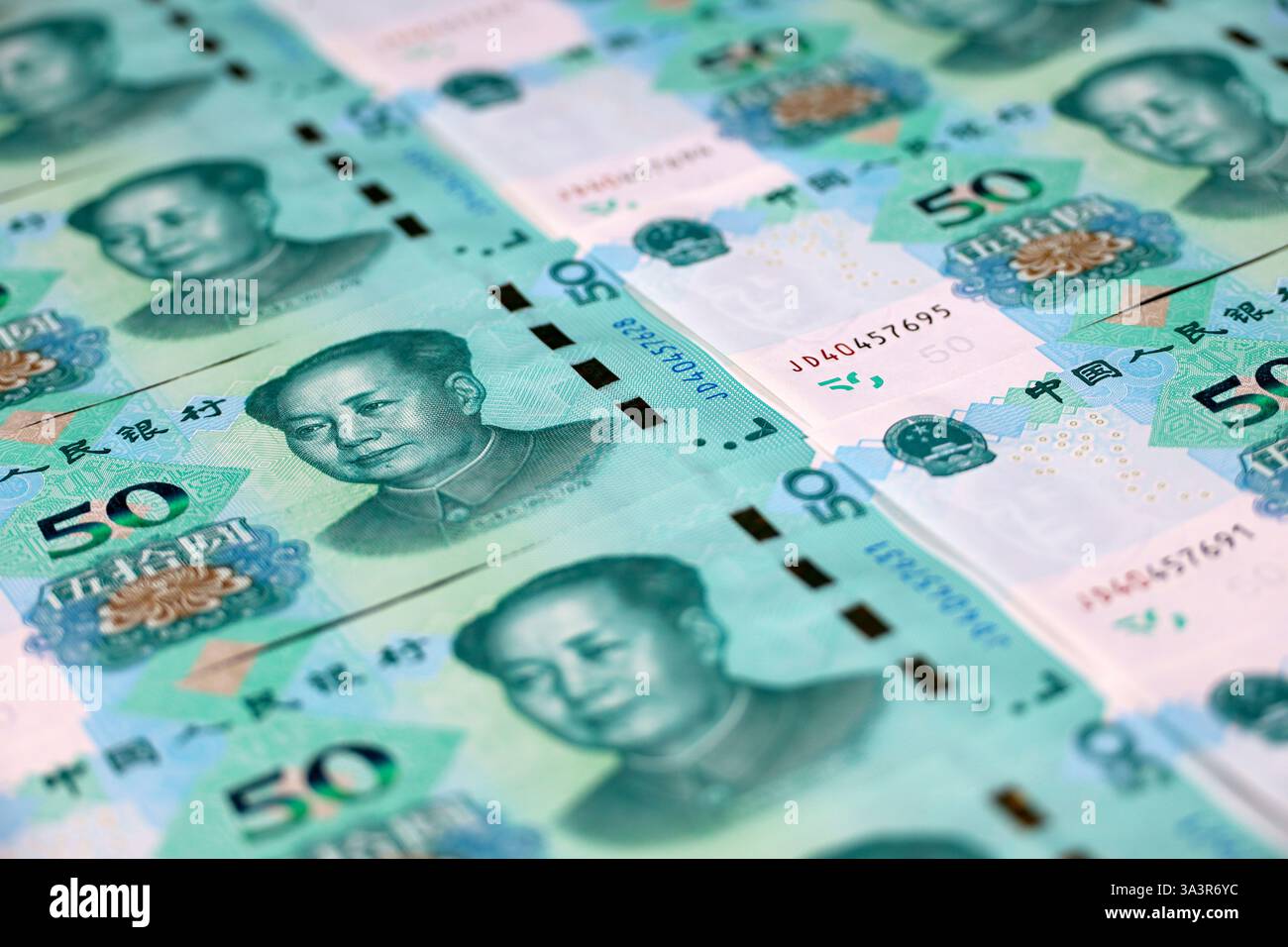Chinese yuan banknotes. Concept of economic of China Stock Photo - Alamy