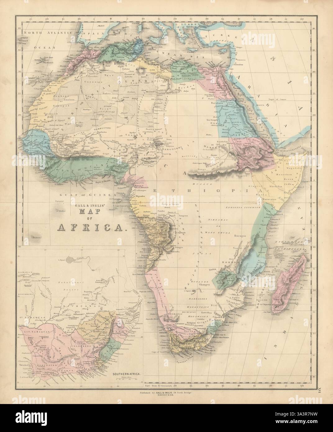 Pre colonial map of africa hi-res stock photography and images - Alamy
