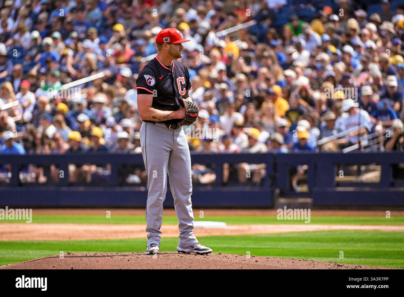 Cleveland Guardians pitcher Ben Lively (39) throws against the ...