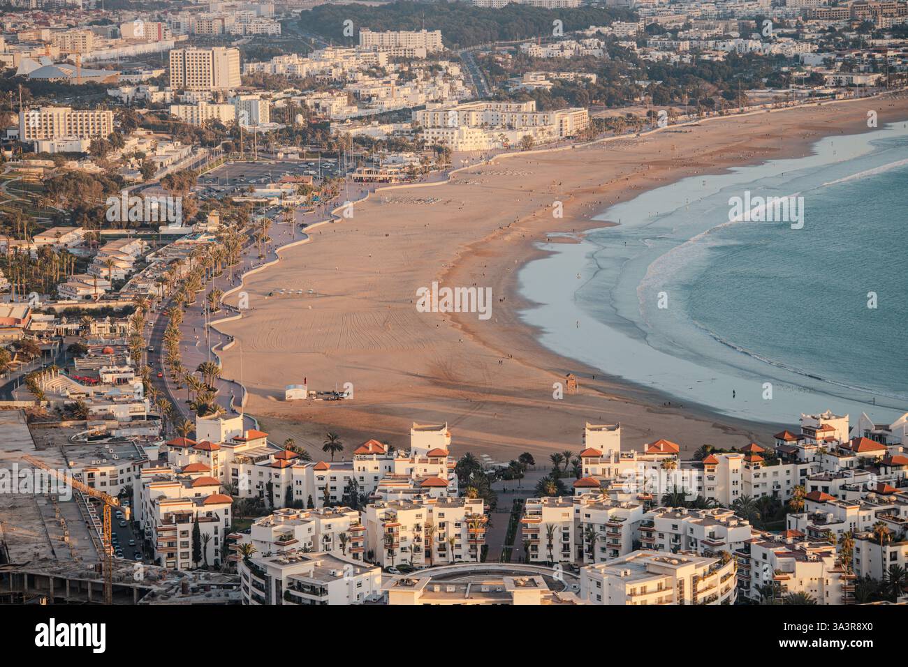 Agadir in Morocco. Atlantic Ocean. Moroccan architecture and culture ...