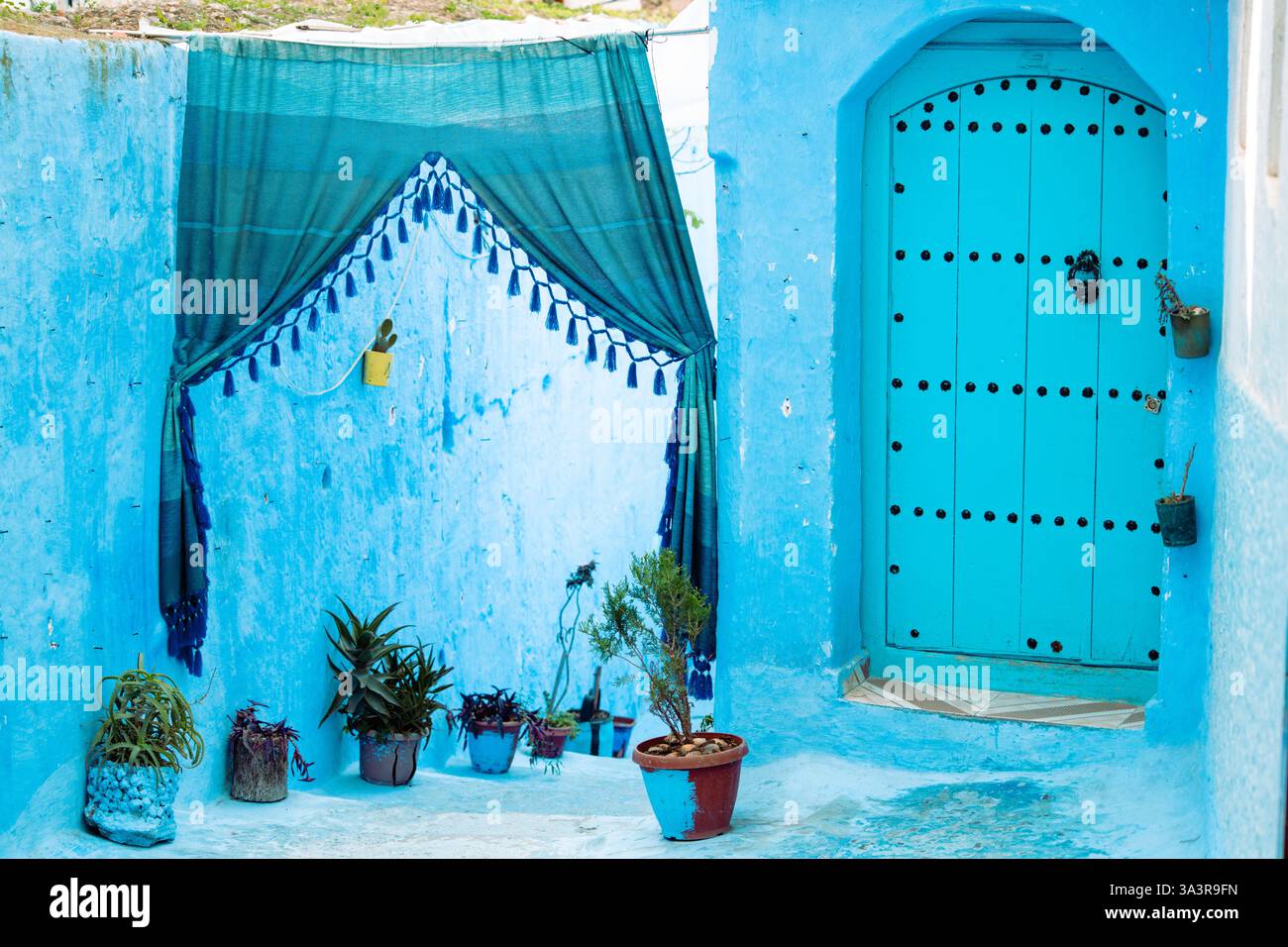 Chefchaouen in Morocco. Moroccan architecture and culture. Travel ...