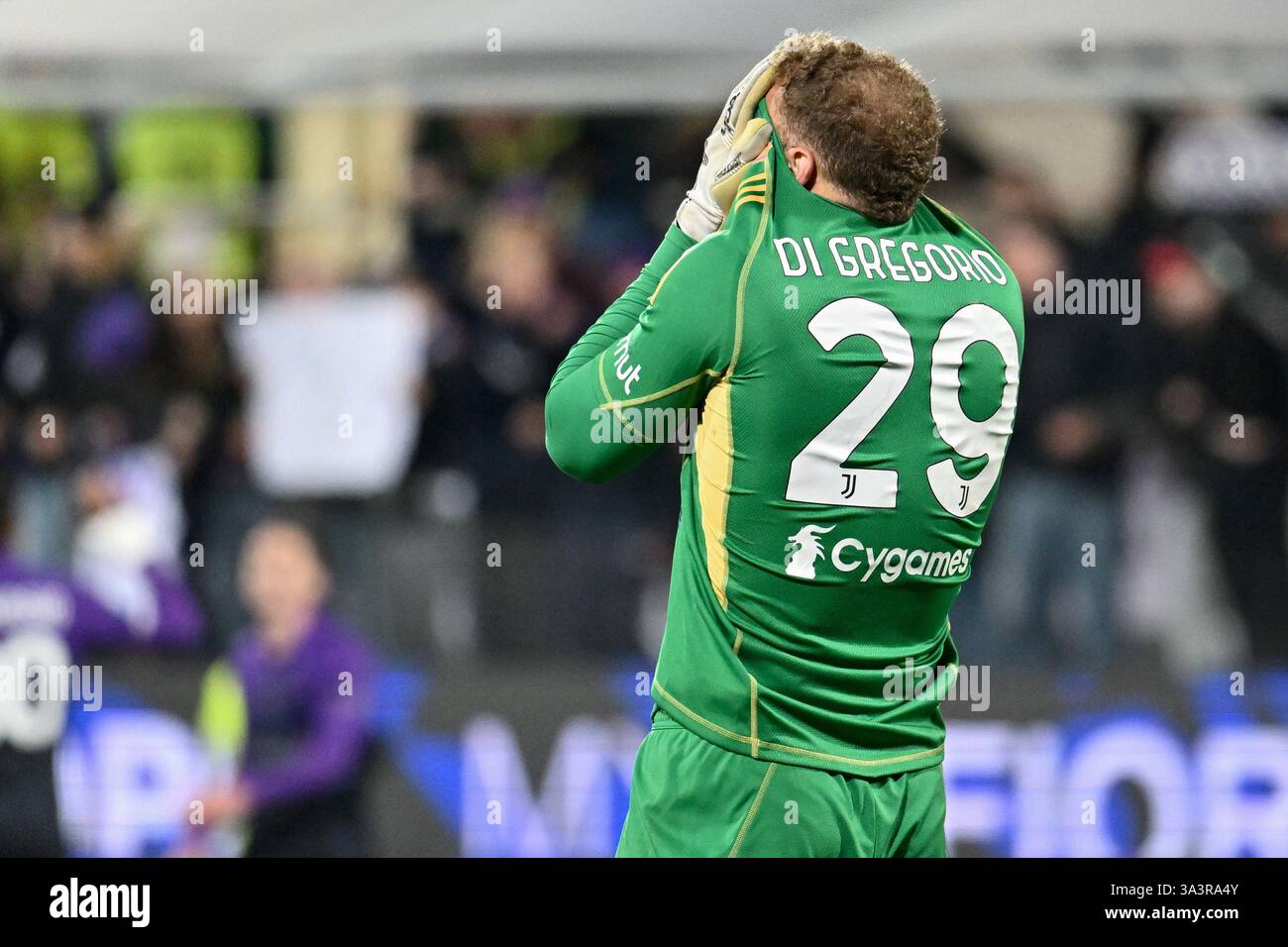 Florence, Italy. 16th Mar, 2025. Juventus FC's goalkeeper Michele Di ...