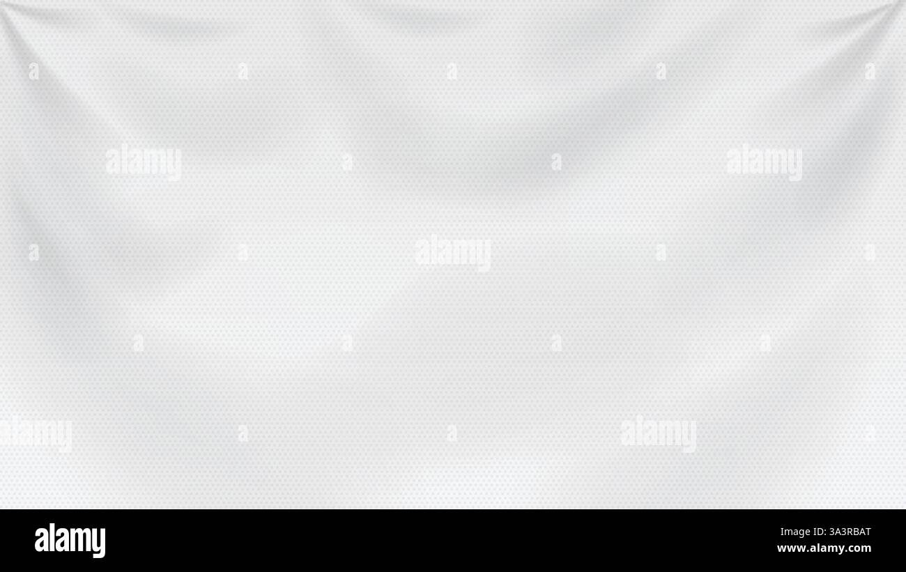 a white realistic fabric cloth with folds Stock Vector Image & Art - Alamy