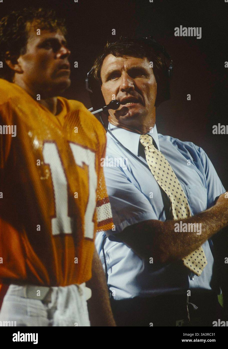 Tampa Bay Buccaneers coach Ray Perkins directs play against the ...