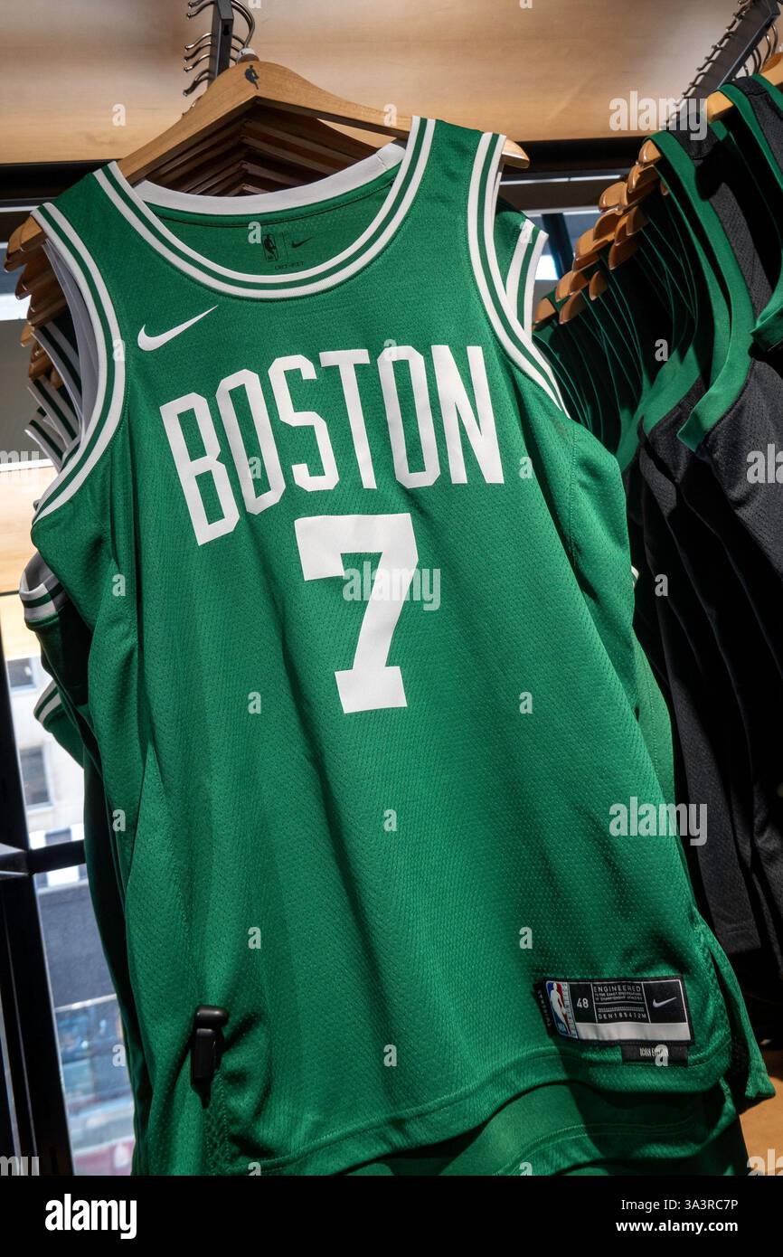 Branded Merchandise is popular at the NBA Store on Fifth Avenue in New ...