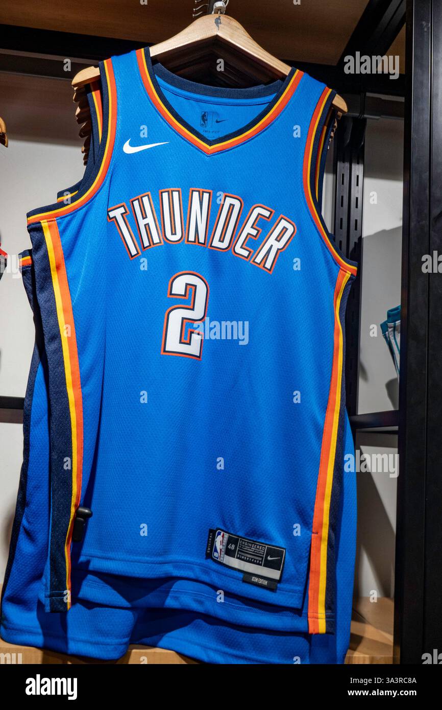 Branded Merchandise is popular at the NBA Store on Fifth Avenue in New ...