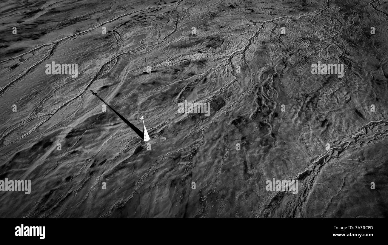 Nature pollution and water contamination of the copper mine ...