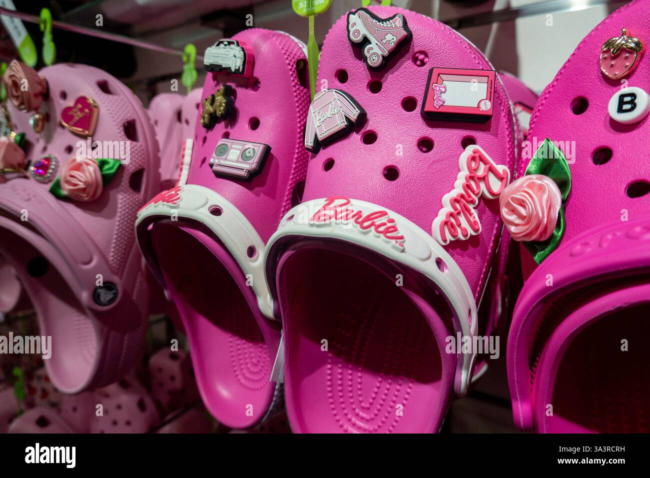 Interior of the crocs clogs foam footwear store on W. 34th St., New ...