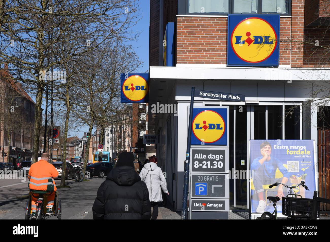 Copenhagen/ Denmark/17 march 2025/Geran lidl grocery chain store n ...