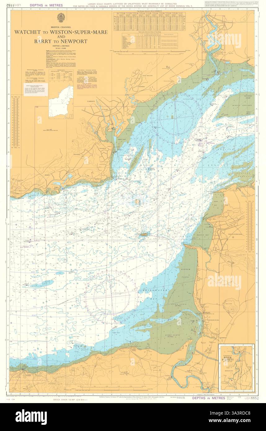 Bristol channel map hi-res stock photography and images - Alamy