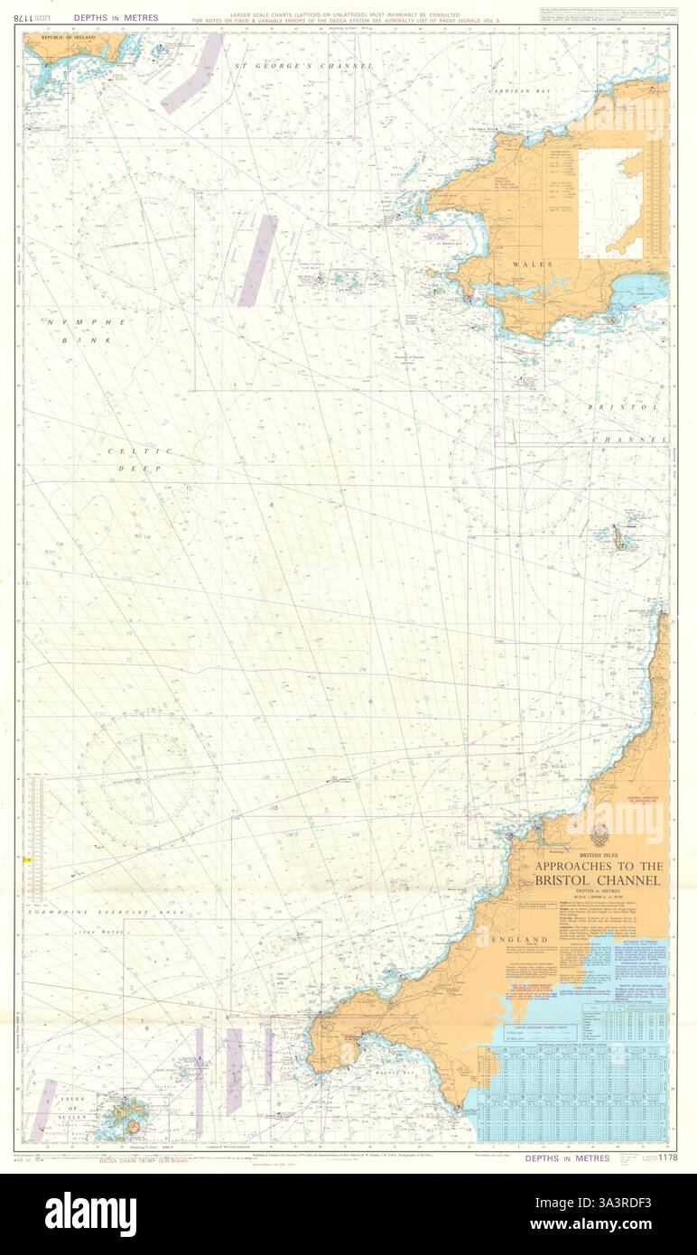 Bristol channel map hi-res stock photography and images - Alamy