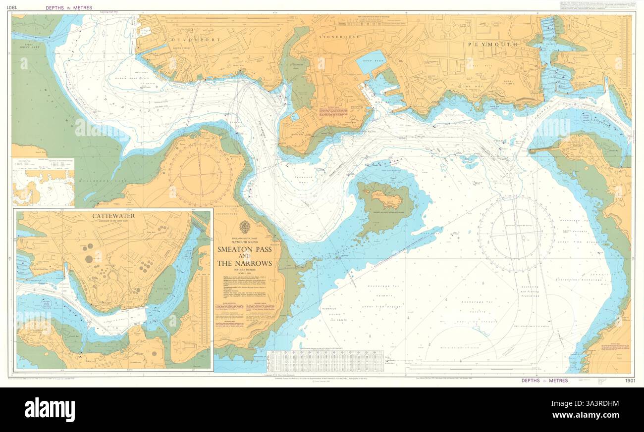 Admiralty chart cornwall hi-res stock photography and images - Alamy