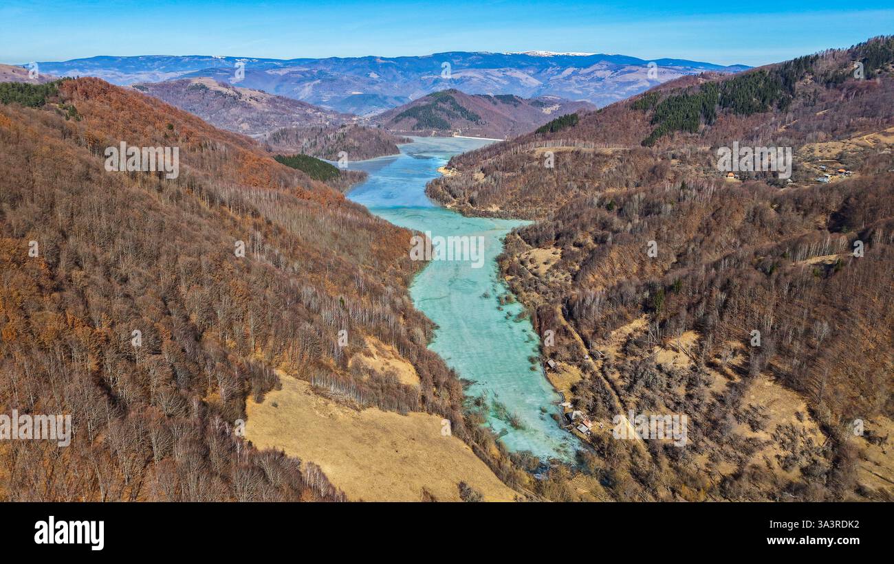 Nature pollution and water contamination of the copper mine ...