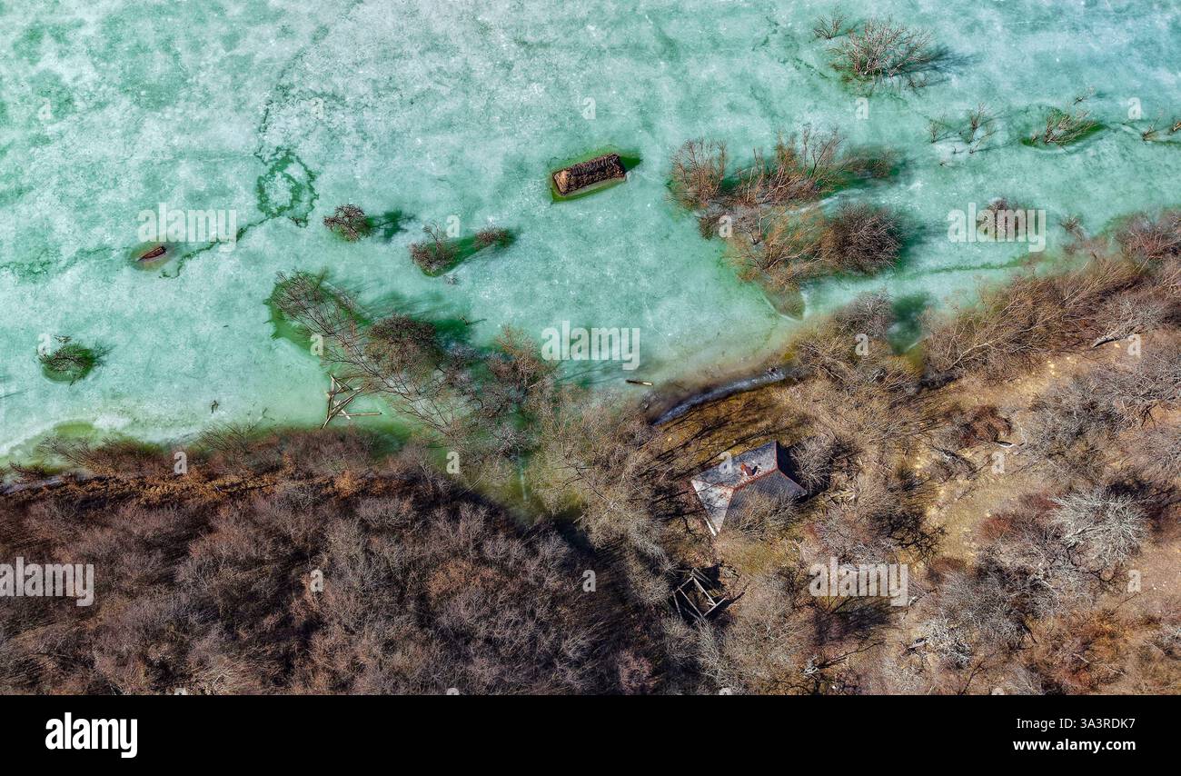 Nature pollution and water contamination of the copper mine ...