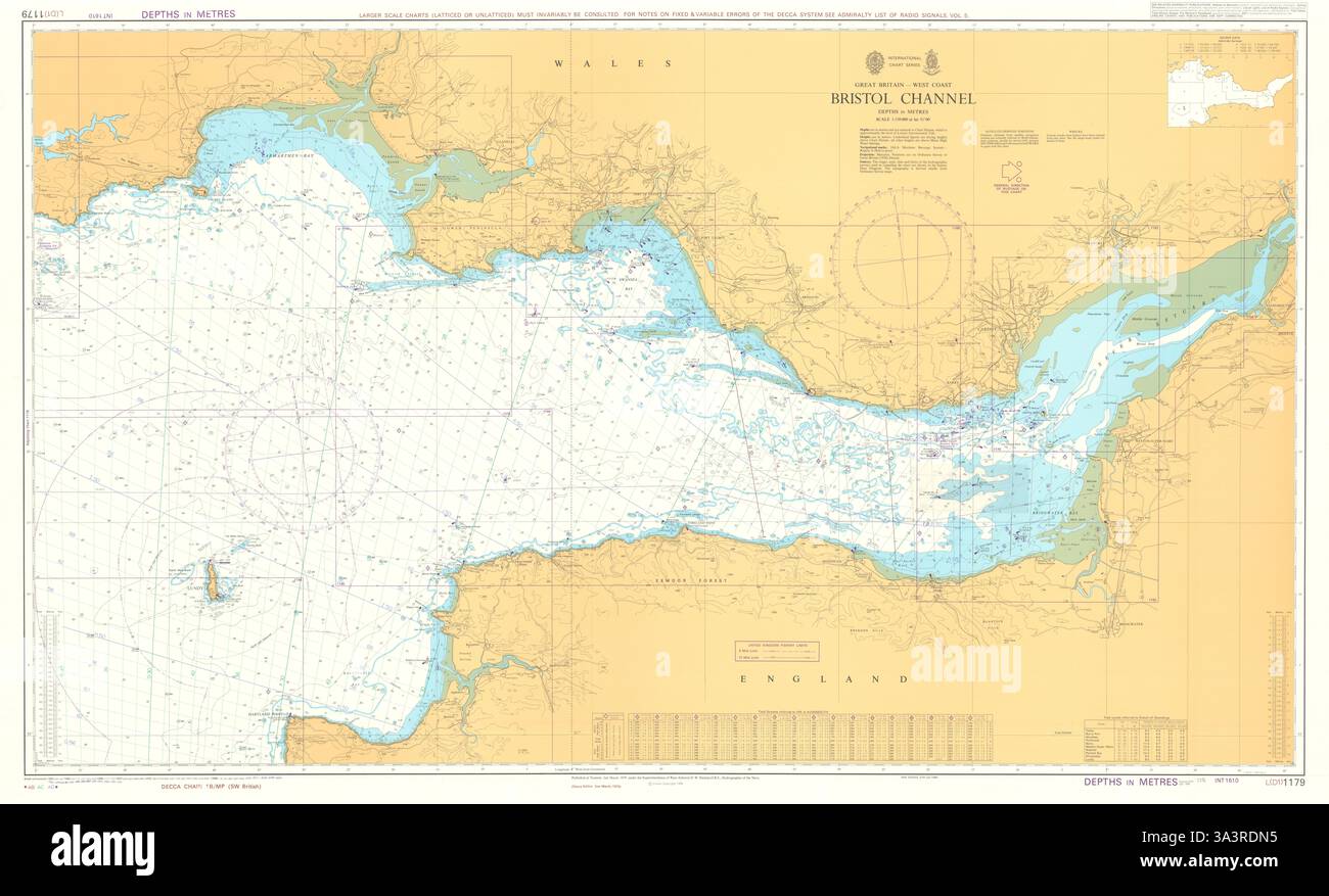 Bristol channel map hi-res stock photography and images - Alamy