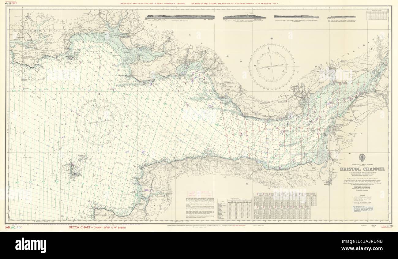 Bristol channel map hi-res stock photography and images - Alamy