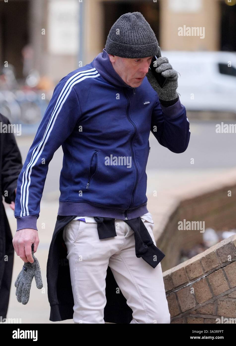 David Chick arriving at Southwark Crown Court, London, where he is ...