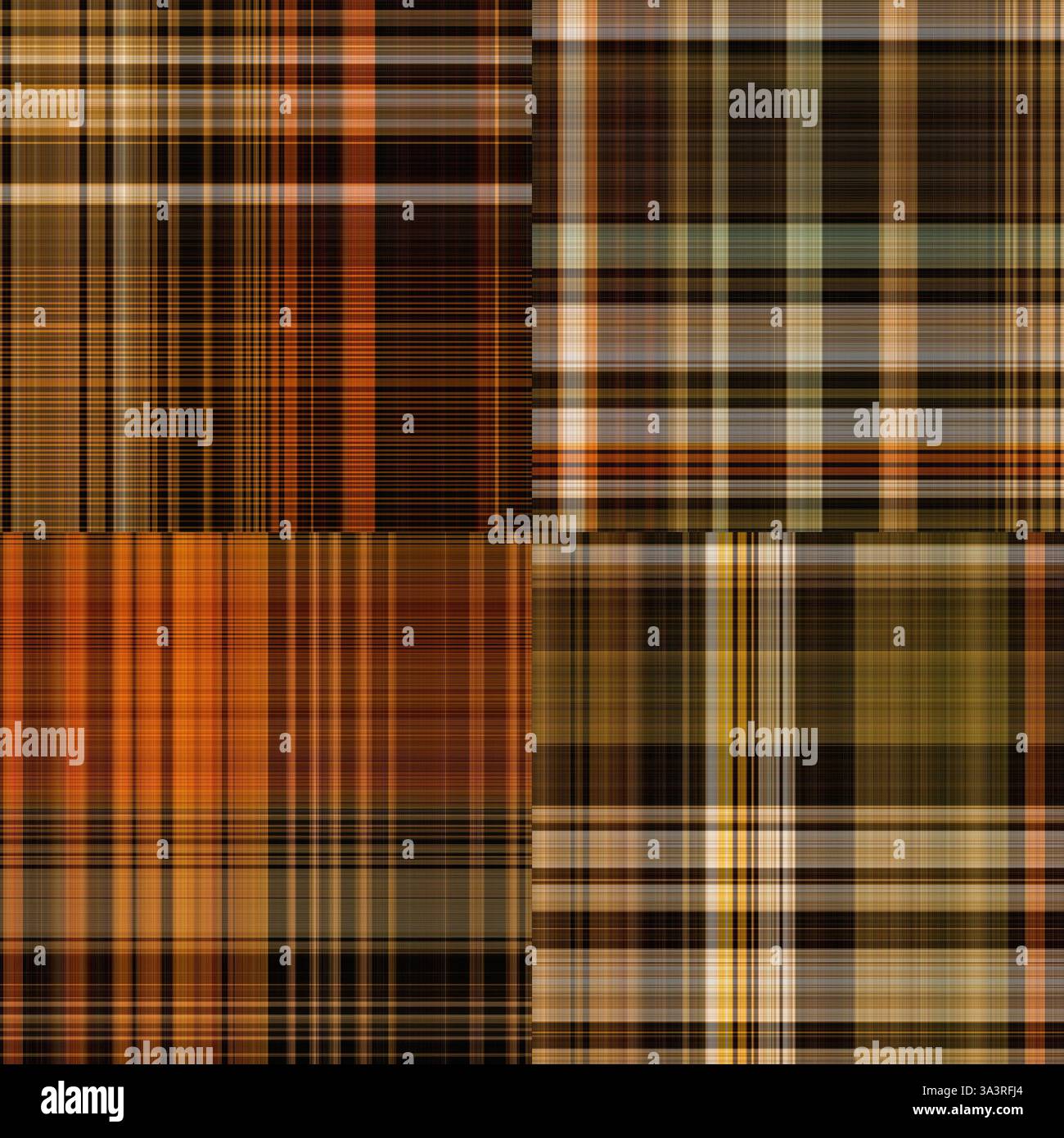Warm fall gingham tartan check seamless pattern. Woven classic ...