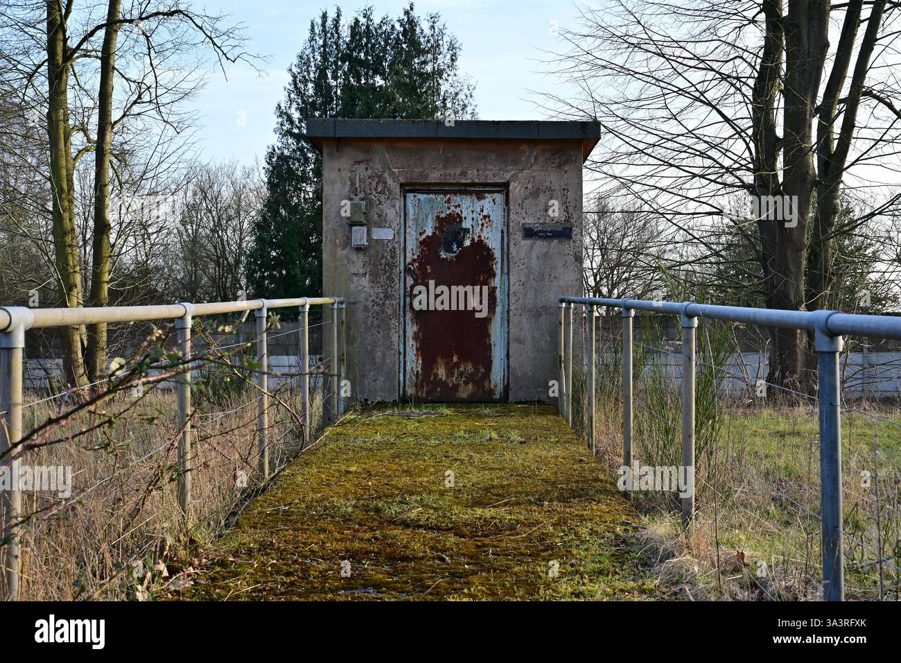 Fissile core storage hutch. The Gorse Industrial Estate was bought from ...