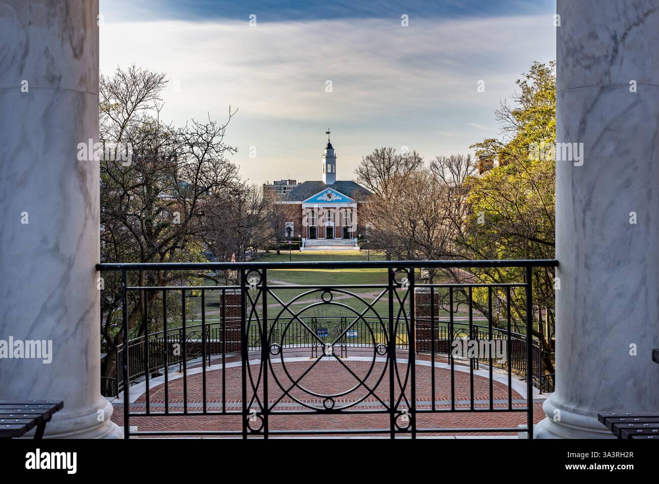 Baltimore, Maryland, USA - 2025-03-09: Exterior of Shriver Hall, Wyman ...