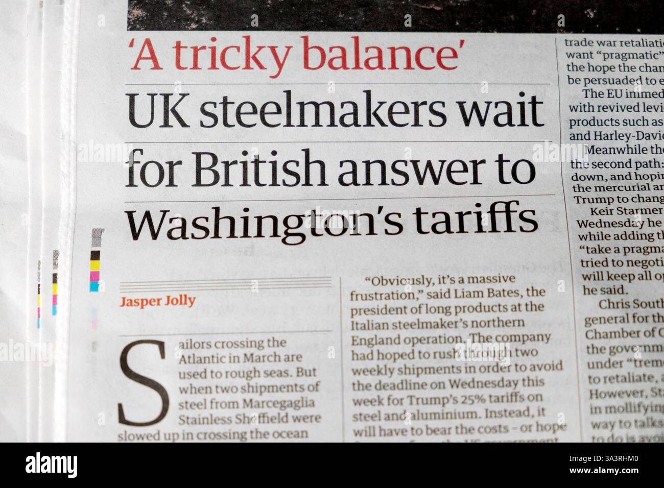 Uk trump tariffs hi-res stock photography and images - Alamy