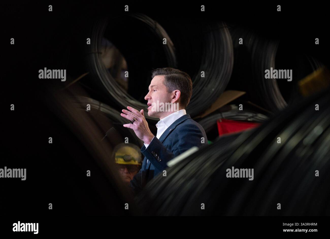 Conservative Leader Pierre Poilievre speaks during a news conference at ...