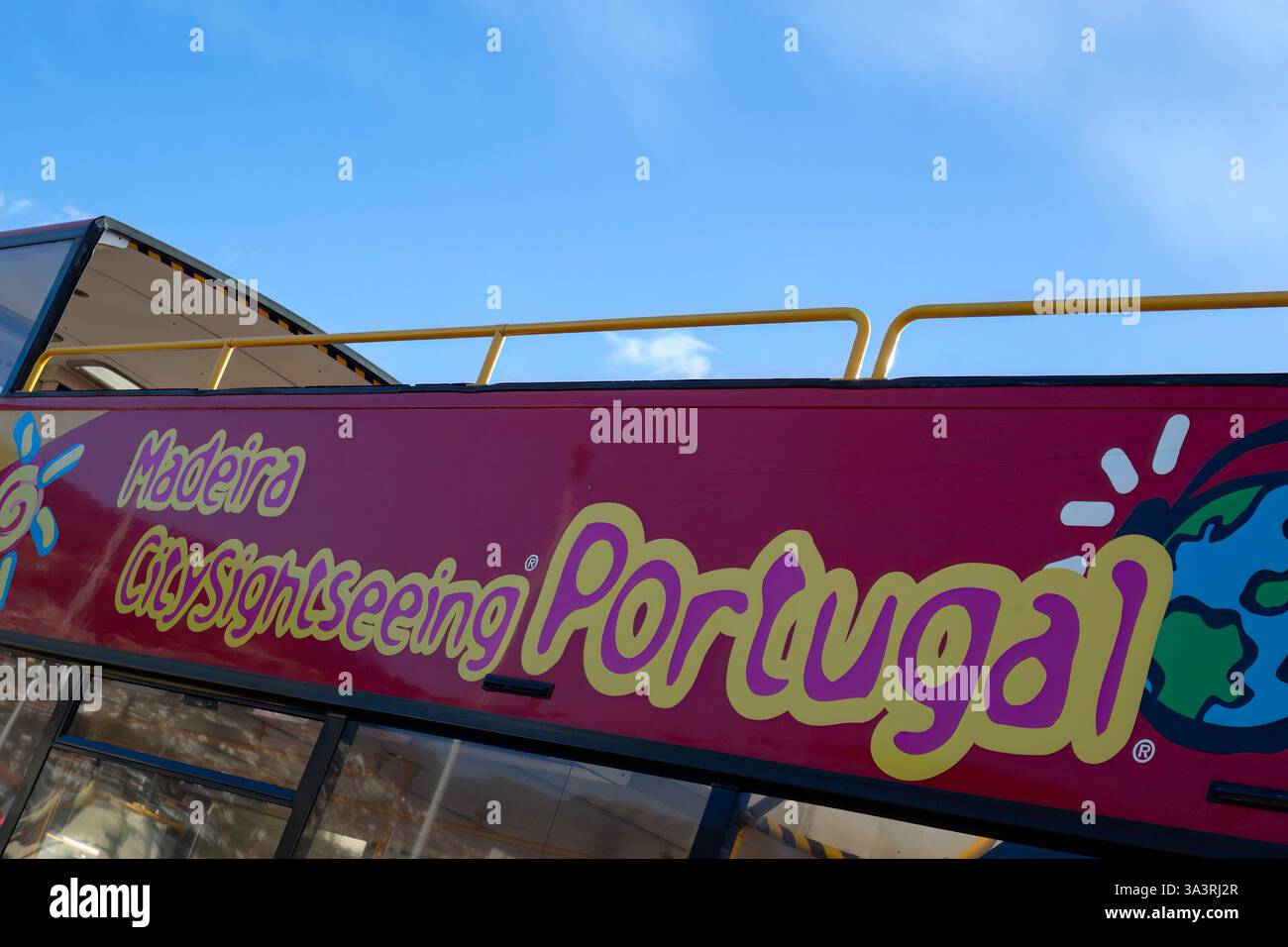 FUNCHAL, MADEIRA - FEBRUARY 03, 2025: Open top Citysightseeing guided ...