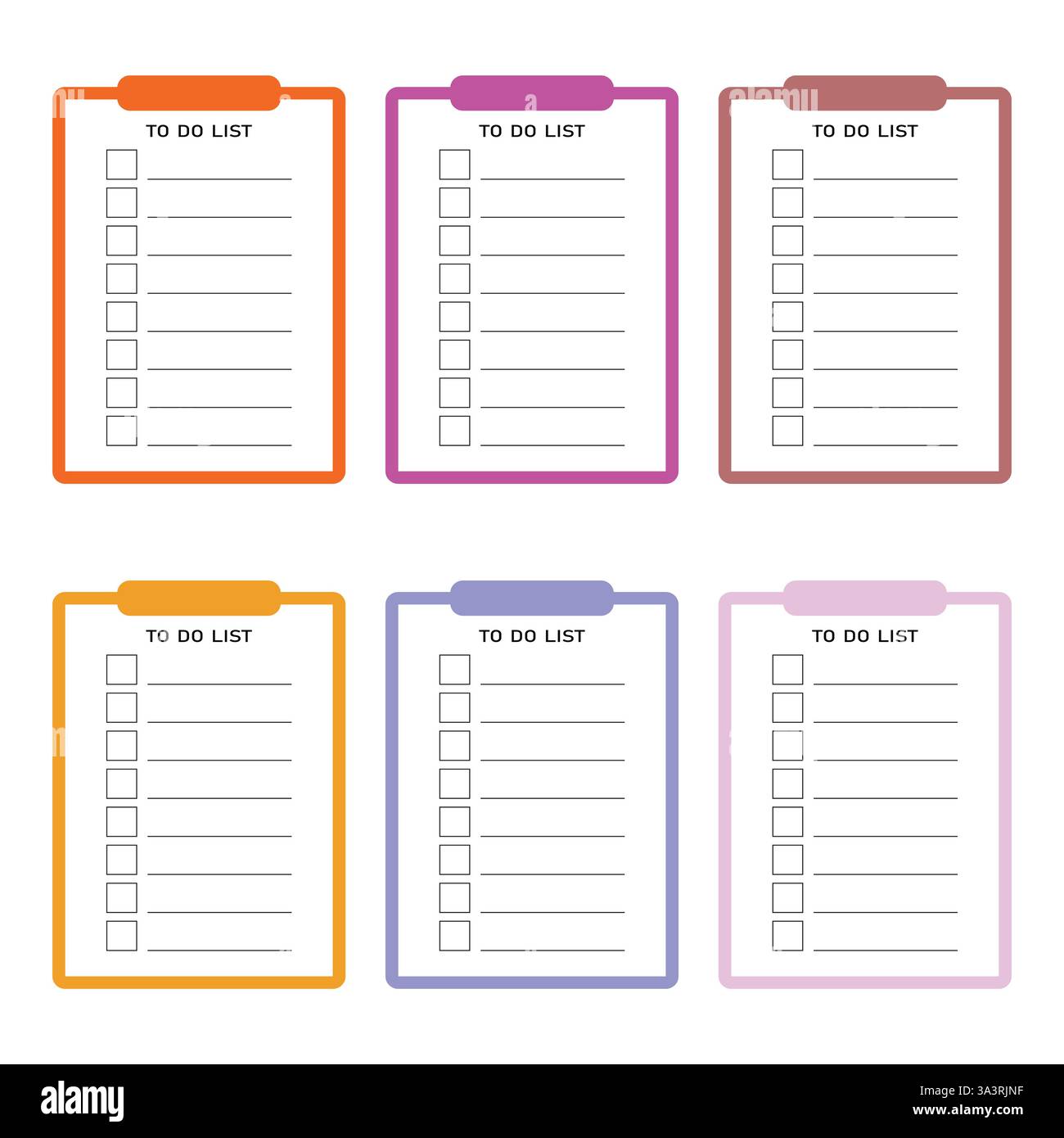 Grid paper with to do list. Checklist vector illustration in flat style ...