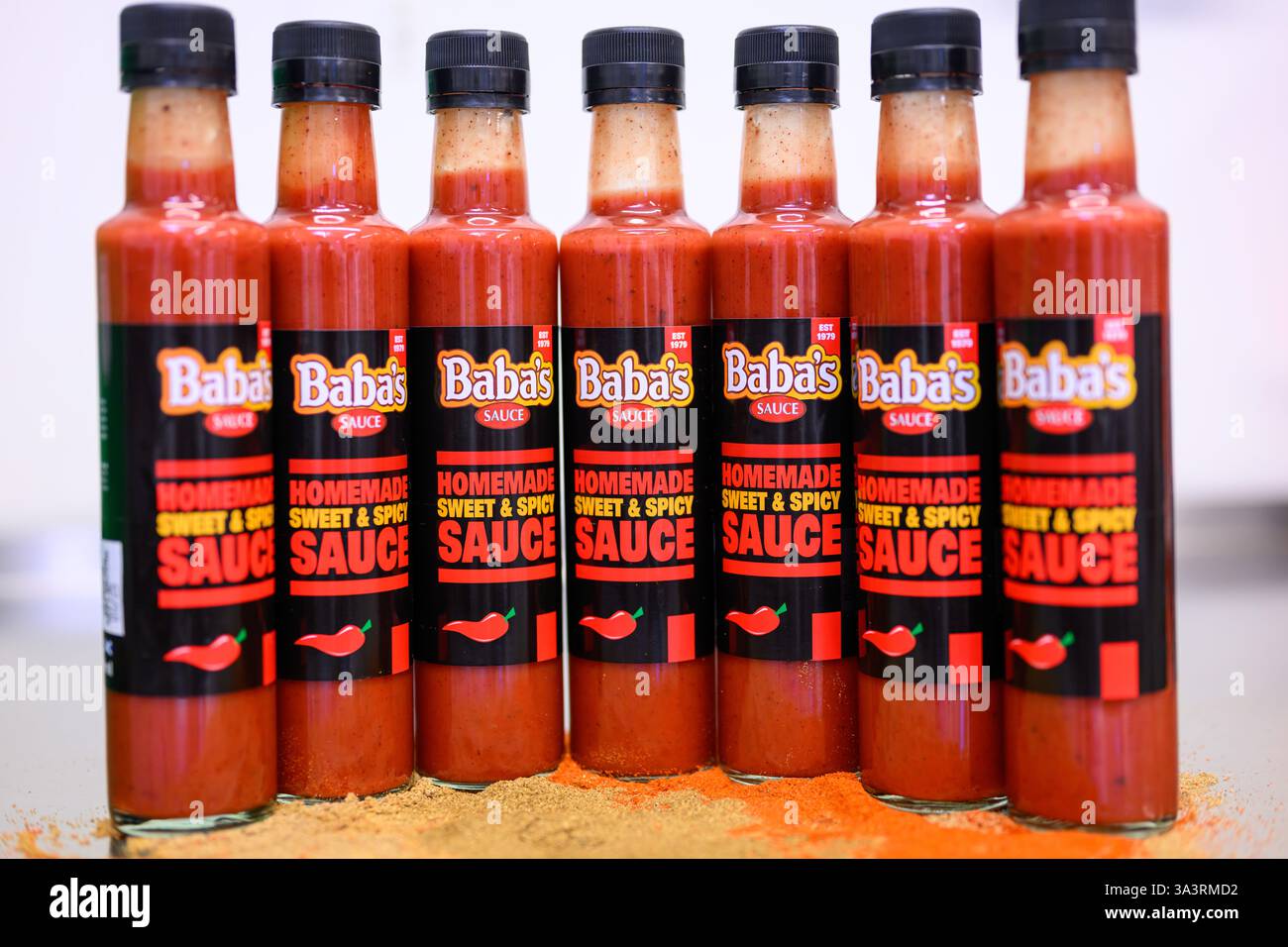 Pictured: Sunny Mollah, Founder at Baba’s Sauce and Stock Photo - Alamy