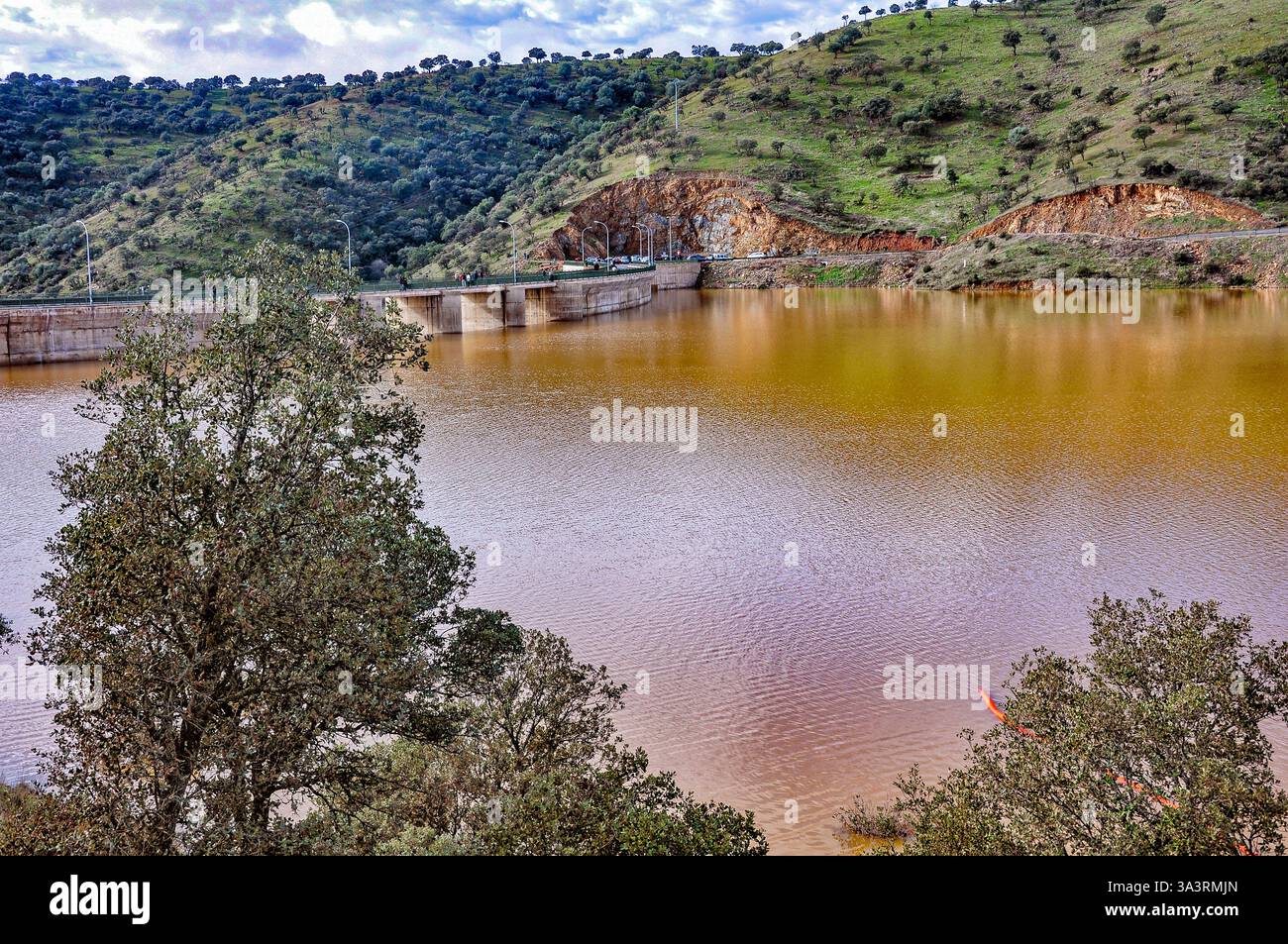 The New Montoro Reservoir when it was first filled in 2009-2010: a ...