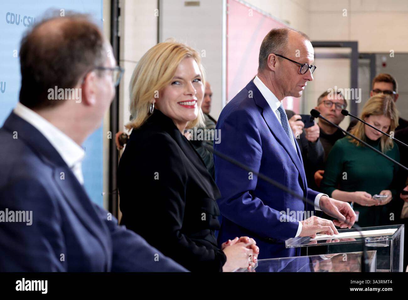 Alexander Dobrindt, Vorsitzender der CSU-Landesgruppe im Deutschen Bundestag, Julia Kloeckner ...