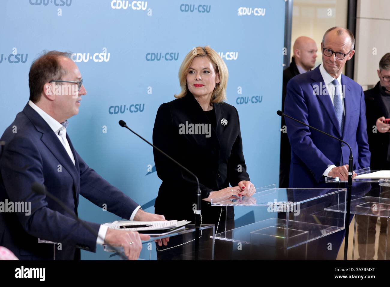 Alexander Dobrindt, Vorsitzender der CSU-Landesgruppe im Deutschen Bundestag, Julia Kloeckner ...