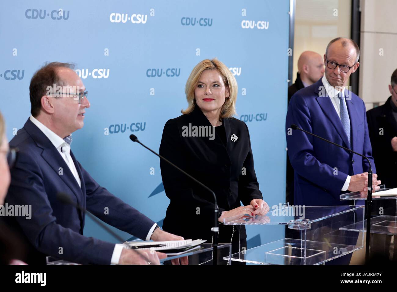 Alexander Dobrindt, Vorsitzender der CSU-Landesgruppe im Deutschen Bundestag, Julia Kloeckner ...