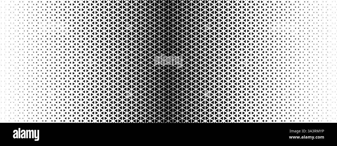 Triangle Halftone Gradient Texture Geometric Triangular Tech Pattern Background Black Abstract