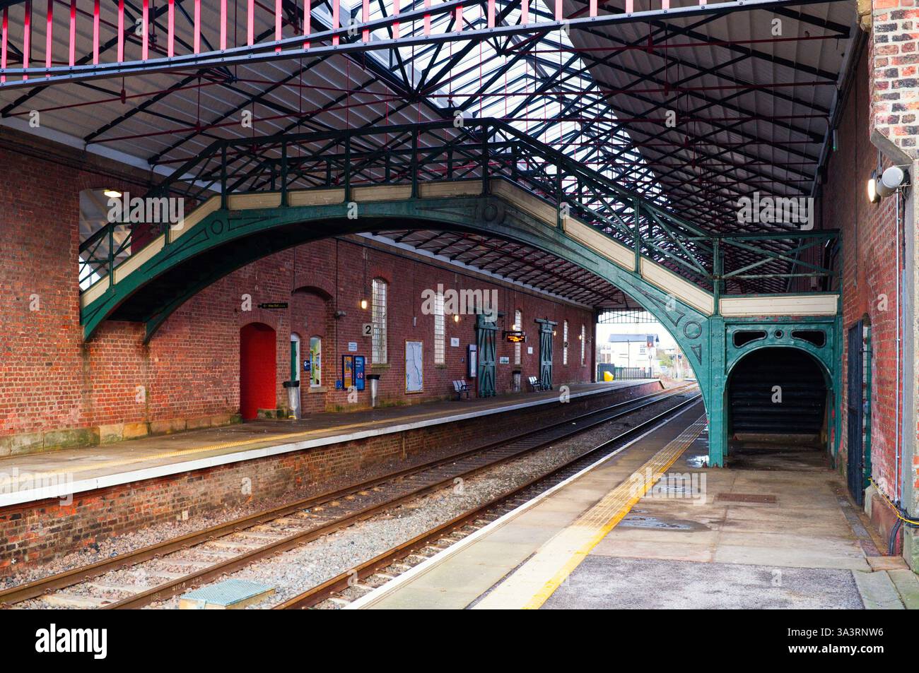 Victorian railway footbridge hi-res stock photography and images - Alamy