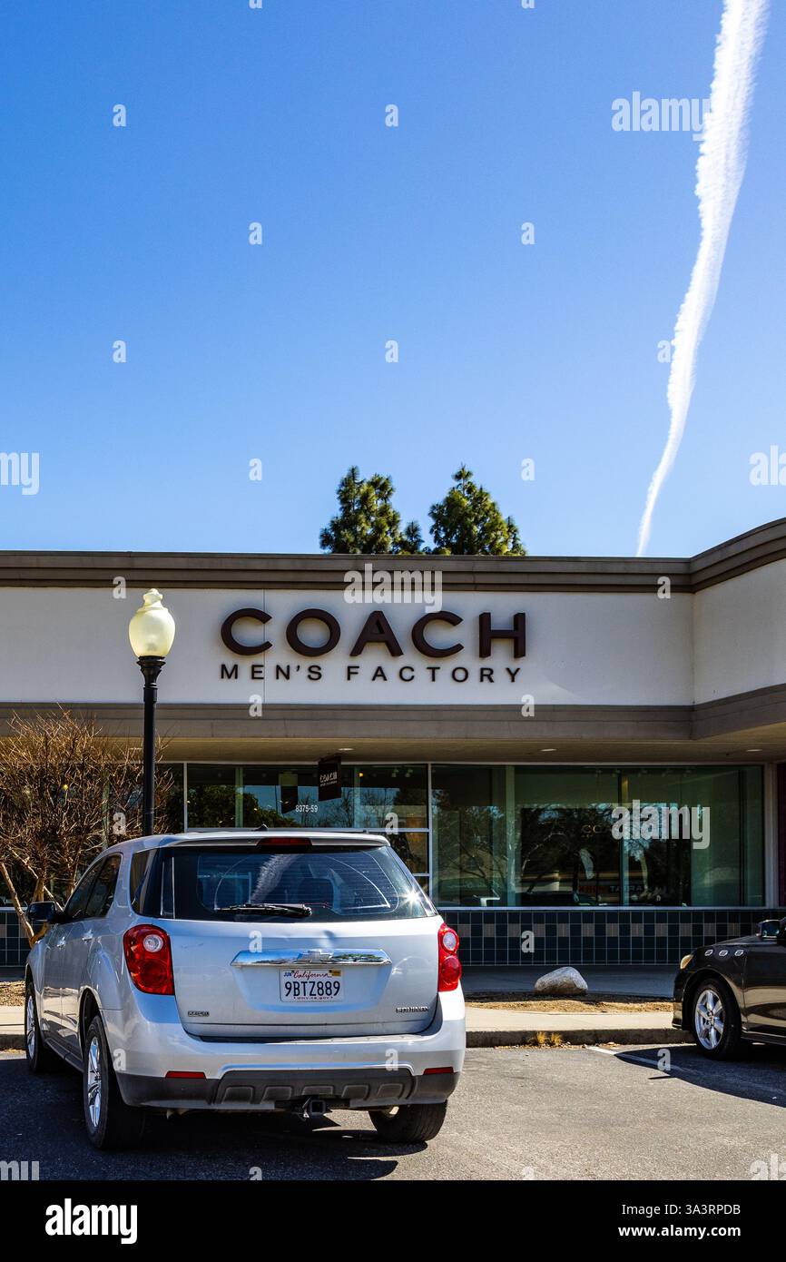 The Coach store at the Gilroy Premium Outlets in Gilroy California USA ...