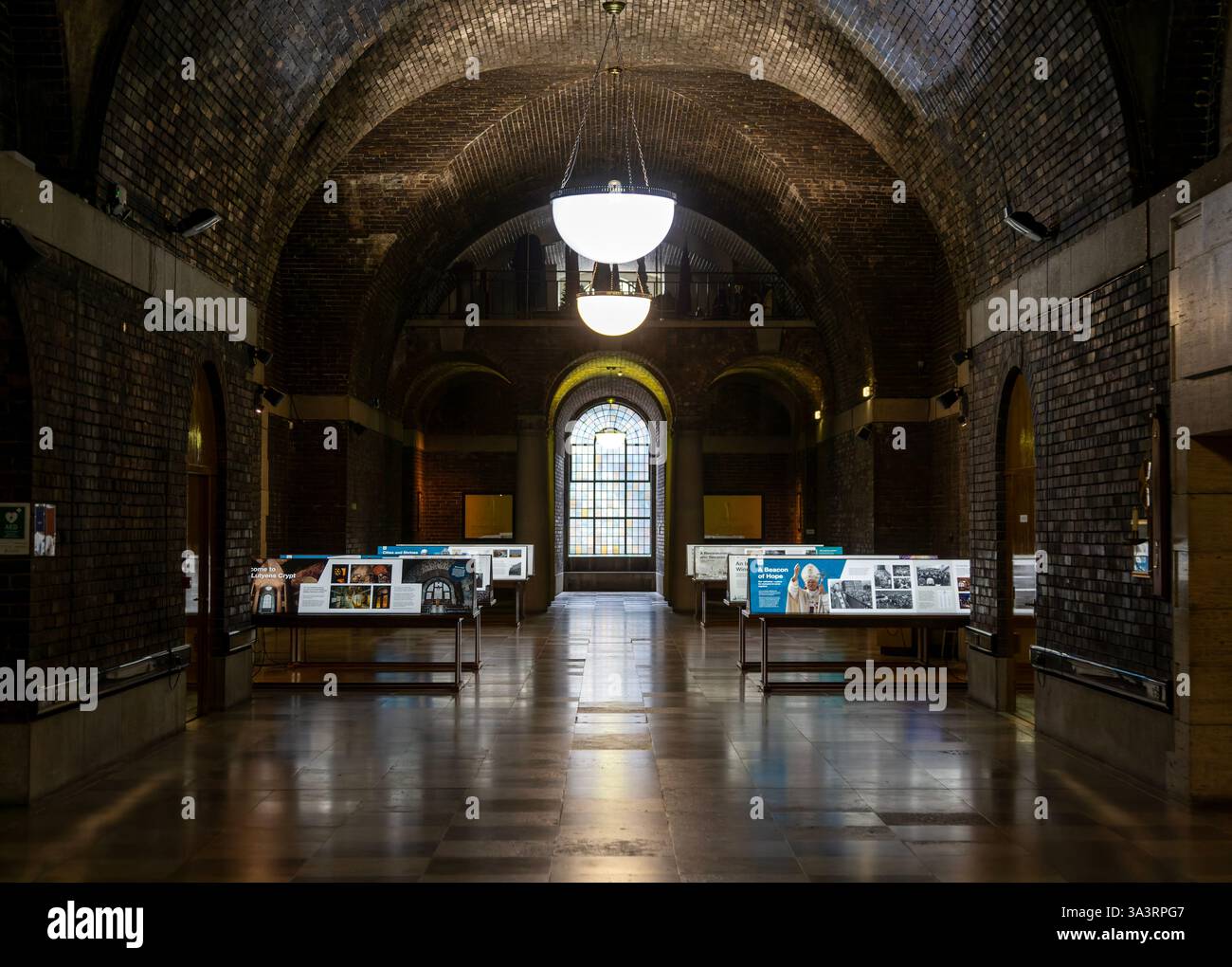 Lutyens Crypt, Liverpool Metropolitan Cathedral. Liverpool, England, UK ...